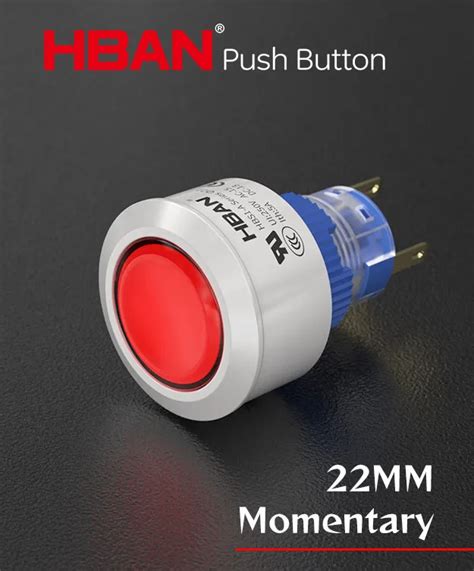 Wholesale Push Button Switches Manufacturer Emergncy Stop Hban Hongbo 22mm Momentary