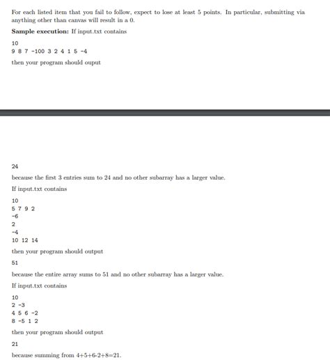 Solved Overview You Ll Be Given An Array Of Positive And Chegg
