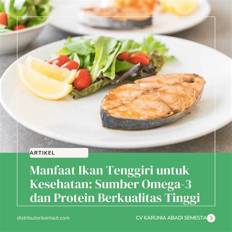 Mengenal Ikan Tenggiri Habitat And Keunggulannya Sebagai Ikan Konsumsi