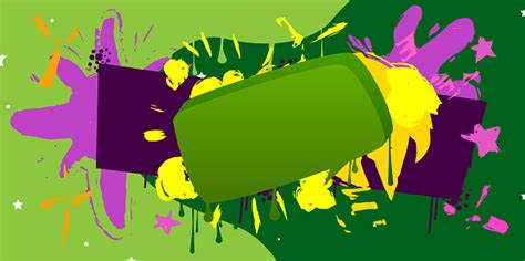 녹색 노란색 및 보라색 낙서 말풍선 배경입니다 추상 벡터 메시지 기호 거리 예술 장식 토론 아이콘 도시 회화 스타일에서 수행 Brand Name Online