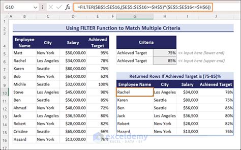 How To Return All Rows That Match Criteria In Excel ExcelDemy