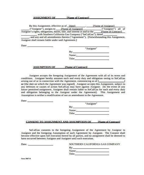 Assignment Of Construction Contract Template Williamson