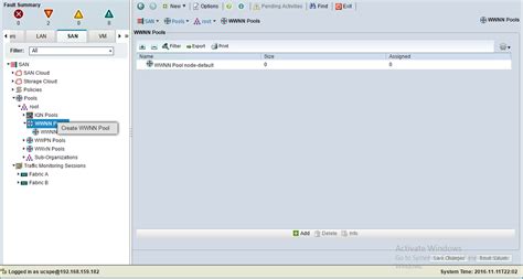 learning to create a wwnn pool implementing cisco ucs solutions