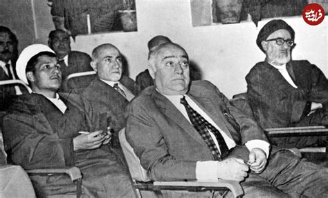 عکس استایل عجیب هاشمی رفسنجانی ۵۴ سال پیش در کنار طالقانی، بازرگان و