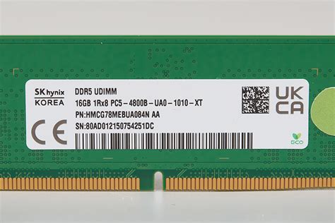 Обзор памяти Ddr5 Sk Hynix Hmcg78mebua084n частотой 4800 МГц и объемом 16 ГБ
