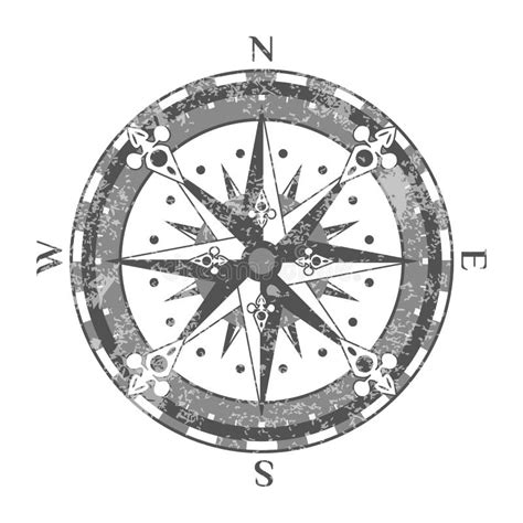 Ancient Compass Rose Stock Vector Illustration Of Gold 9391330