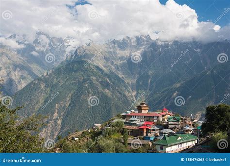 Kalpa Village In Rekong Peo Kinnaur County Himachal Pradesh India