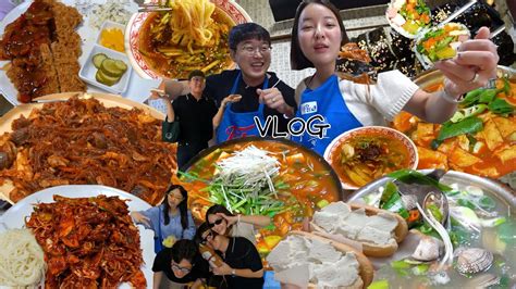 가맥집편 부부동반👯‍♀️가맥집 안주 부시기🔥with 부산슈퍼 먹방브이로그 야채곱창양배추전중국냉면김밥파스타생크림빵볼링탕후루라면 Mukbang Vlog