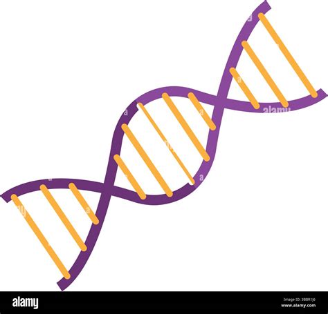 Purple Dna Double Helix Vector Illustration Stock Vector Image And Art