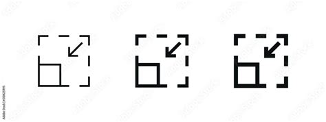 Minimize Icon Arrow Meeting Point Rally Compact Size Small Scale Arrow