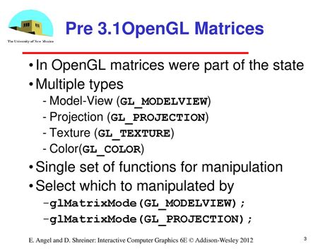 Opengl Transformations Ppt Download