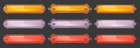 Medieval Game Menu Frames 2d User Border Png And Vector With