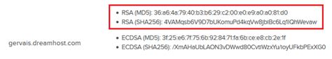 The Servers Host Key Is Unknown Warning Dreamhost Knowledge Base