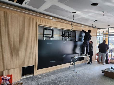 연천고등학교 3x3 멀티비전 설치 사례 스마트교실 비바솔루션