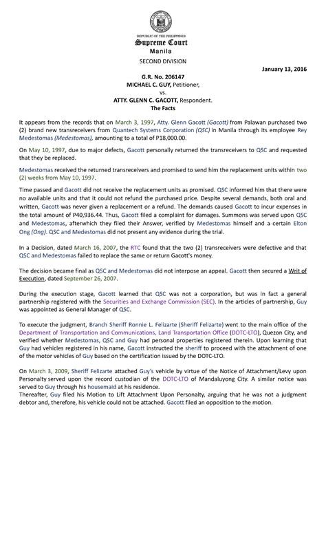 Long Blr Script Lecture Second Division January 13 2016 G No 206147 Michael C Guy Studocu Long Blr Script Lecture Second Division January 13 2016 G No 206147 Michael C Guy Studocu