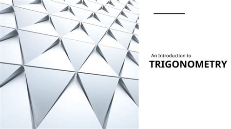 Mathematics Ppt On Trigonometry Ppt