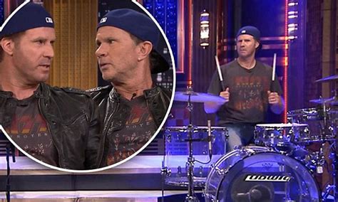 Chad Smith Ontmoet Will Ferrell Will Ferrell Chad Smith Drum Off To