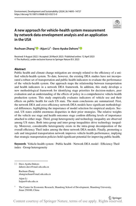 A New Approach For Vehicle Health System Measurement By Network Data