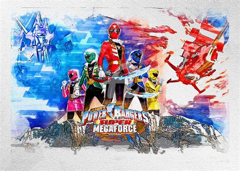 Power Rangers Super Megaforce Drawings