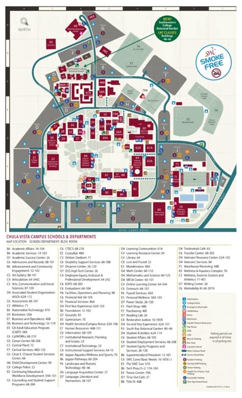 Southwestern College Campus Map All Maps