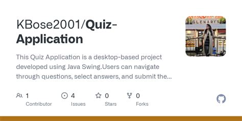 Github Kamalikabose2001quiz Application This Quiz Application Is A Desktop Based Project