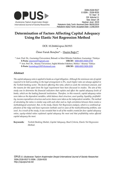 Pdf Opus © Uluslararası Toplum Araştırmaları Dergisi International Journal Of Society