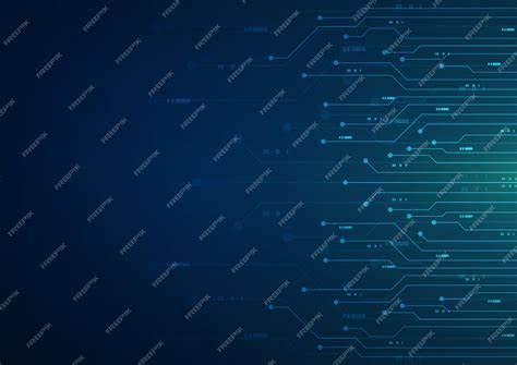 Premium Vector Circuit Board Abstract Technology Background