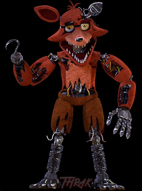 Withered Foxy Coloring Pages