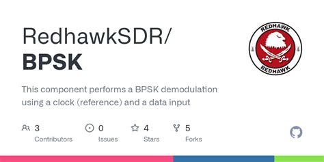 Github Redhawksdr Bpsk This Component Performs A Bpsk Demodulation Using A Clock Reference