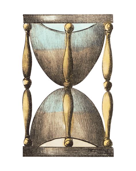 Vintage Hourglass Illustration