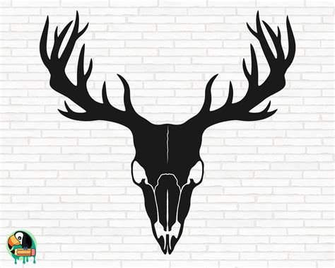 Buck Skull Outline