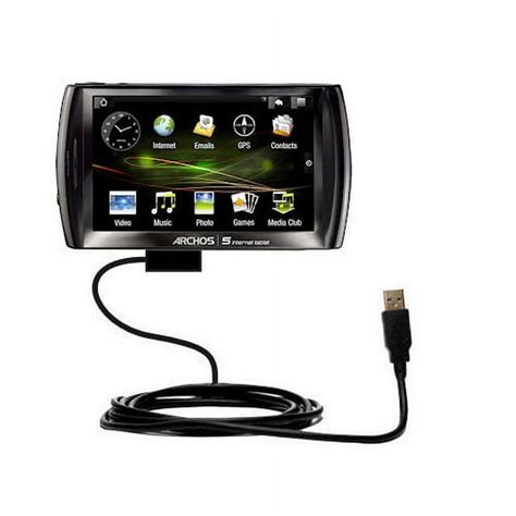 Classic Straight Usb Cable Suitable For The Archos 5 Internet Tablet With Android With Power Hot