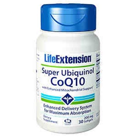 Super Ubiquinol Coq10 With Enhanced Mitochondrial Support™ 200 Mg 30