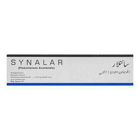 Order Mass Pharma Synalar Ointment 30g Online At Special Price In