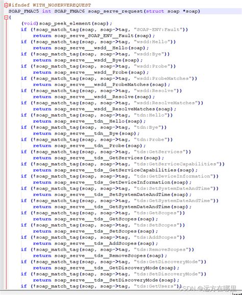 基于 Gsoap 生成 Onvif 服务端框架代码 Csdn博客
