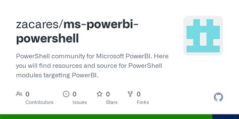 Github Zacaresms Powerbi Powershell Powershell Community For