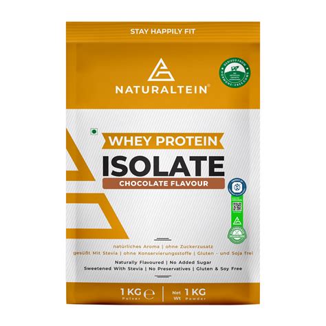 100 Natural Whey Protein Isolate Chocolate 1kg Naturally