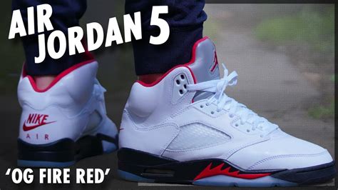 Air Jordan 5 Fire Red Youtube