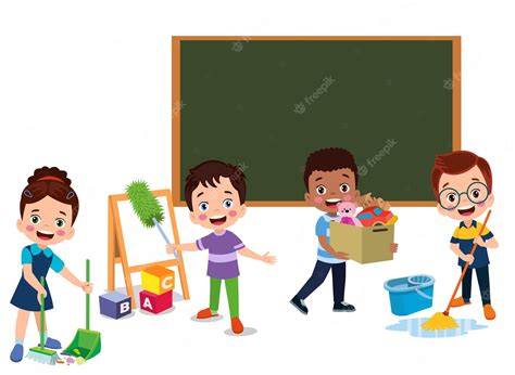 Classroom Cleaning Stock Illustrations 170 Classroom Cleaning 3412069