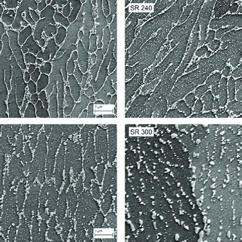 Microstructure Of Material B In As Built Condition And After Stress Download Scientific Diagram