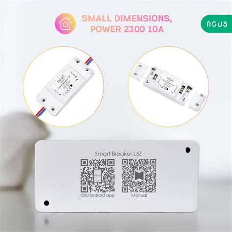Nous Module Connecté Zigbee Tuya Et Zigbee2mqtt On Off 10a