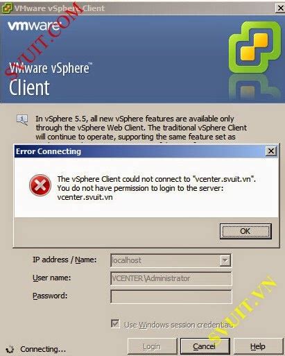 K B KB Vsphere Client Could Not Connect To Vcenter Lab Network System Security