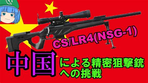 中国で開発された高精密狙撃銃cslr4【ゆっくり銃器解説89】cslr3、cslr4a、cslr35、cslr24、cs