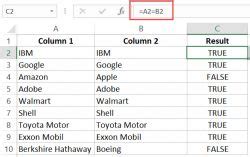 How To Compare Two Columns In Excel For Matches Differences