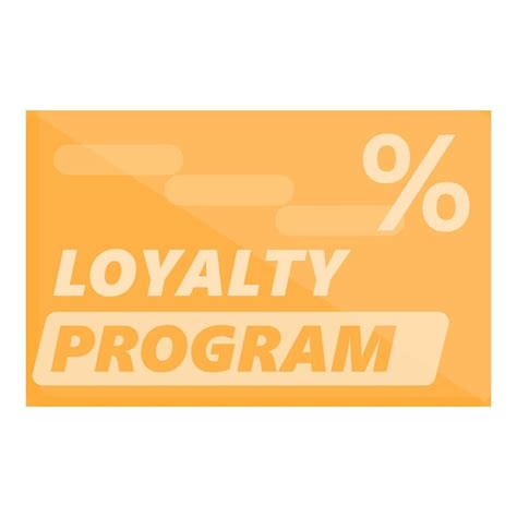 Premium Vector Loyalty Program Icon Cartoon Vector Card T Client
