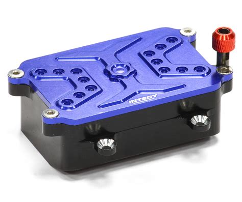 Integy Juguete RC Modelo de Hop ups C24790BLUEBLACK Billet Mecanizado T2 Aleación Receptor de