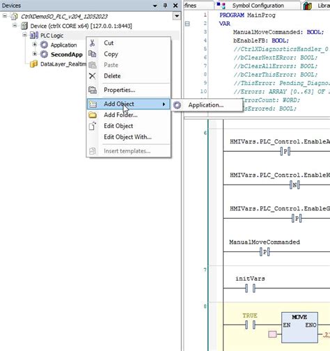Sharing Variables Between Two Plc Applications