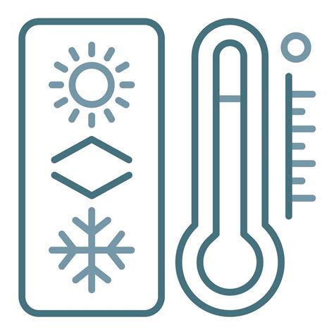 Thermostat Line Two Color Icon 16854953 Vector Art At Vecteezy