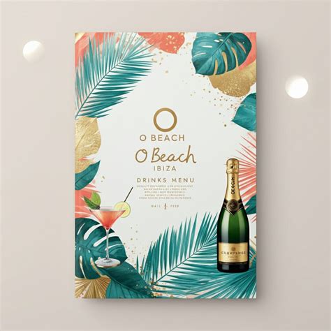 O Beach Ibiza Drinks Menu 2025 With Prices Drinks Mingle