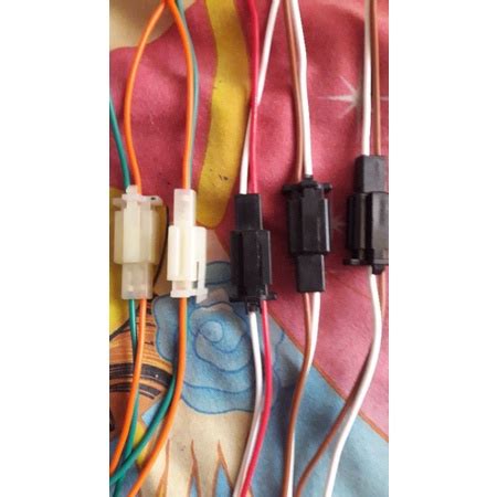 Jual Soket Sambungan Kabel Pin 2 Set Shopee Indonesia